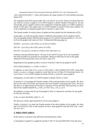 On the Equality of the Grundy Numbers of a Graph | PDF