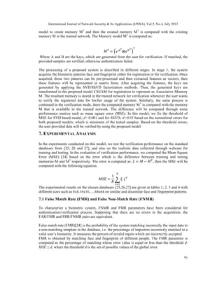 Feature Extraction using Sparse SVD for Biometric Fusion in Multimodal Authentication | PDF