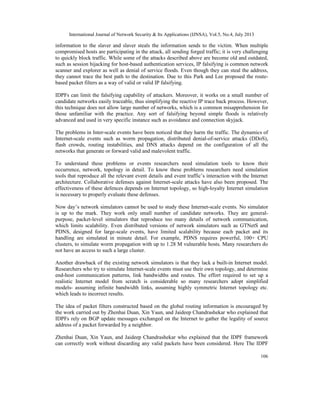 CONTROLLING IP FALSIFYING USING REALISTIC SIMULATION | PDF