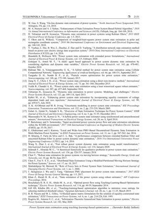 Power system state estimation using teaching learning-based optimization algorithm | PDF