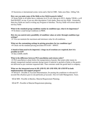 54145899 sap-sd-int-tips | PDF | Business | Business and Finance