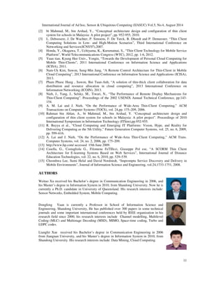 DESIGN AND IMPLEMENTATION OF INTELLIGENT COMMUNITY SYSTEM BASED ON THIN CLIENT AND CLOUD ...