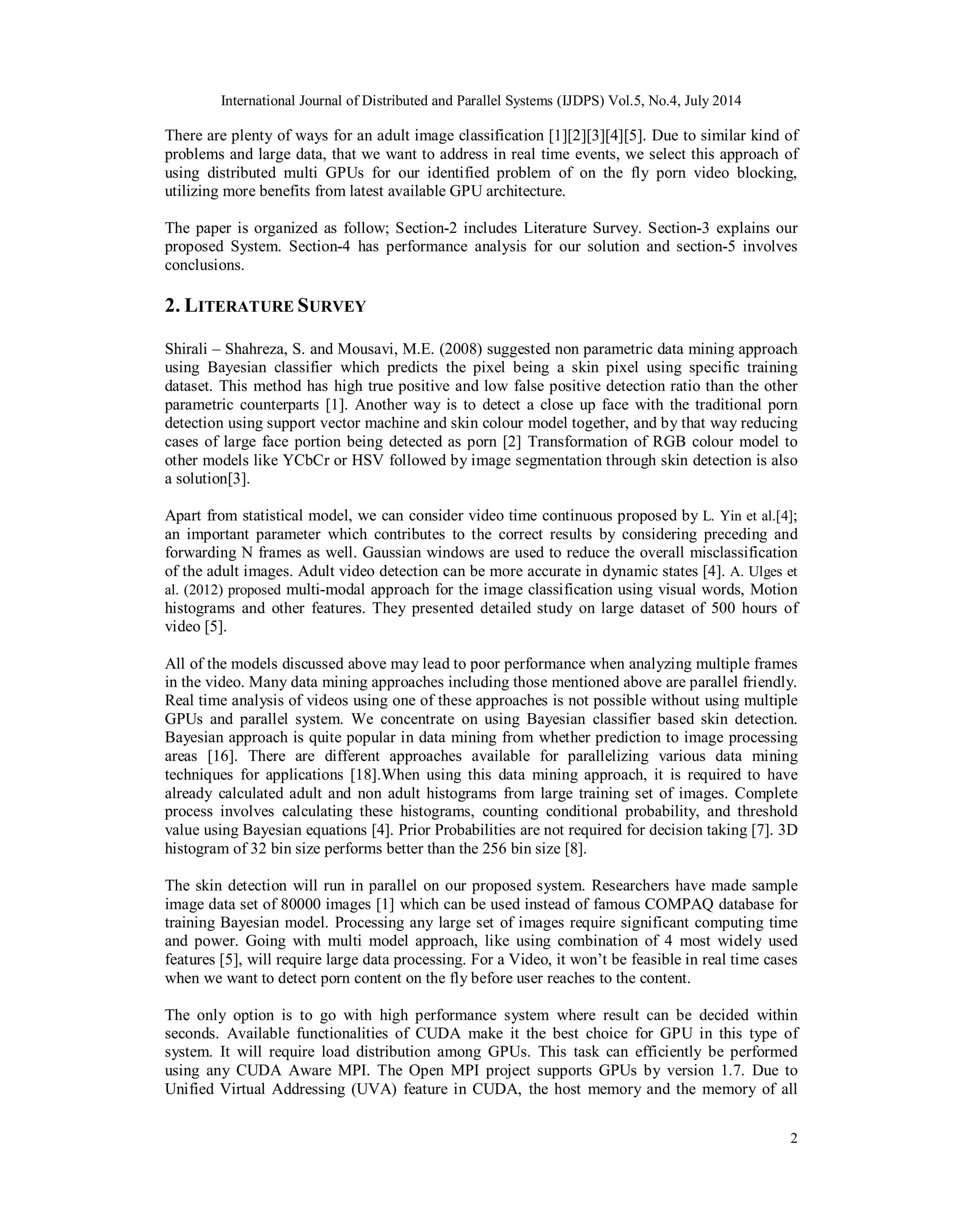 ON THE FLY PORN VIDEO BLOCKING USING DISTRIBUTED MULTI-GPU AND DATA ...