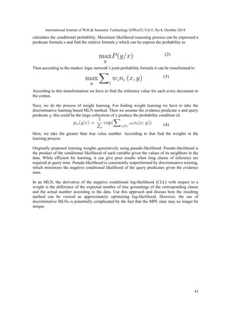 Association Rule Mining Based Extraction of Semantic Relations Using Markov Logic Network | PDF