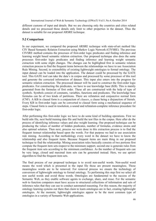 Association Rule Mining Based Extraction of Semantic Relations Using Markov Logic Network | PDF