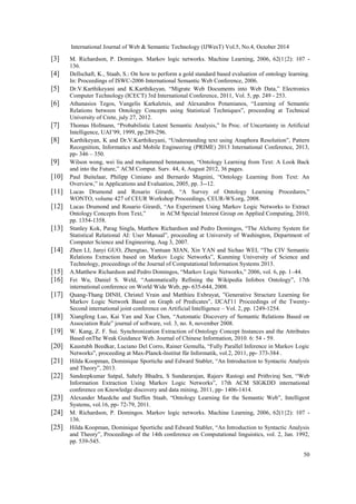 Association Rule Mining Based Extraction of Semantic Relations Using Markov Logic Network | PDF