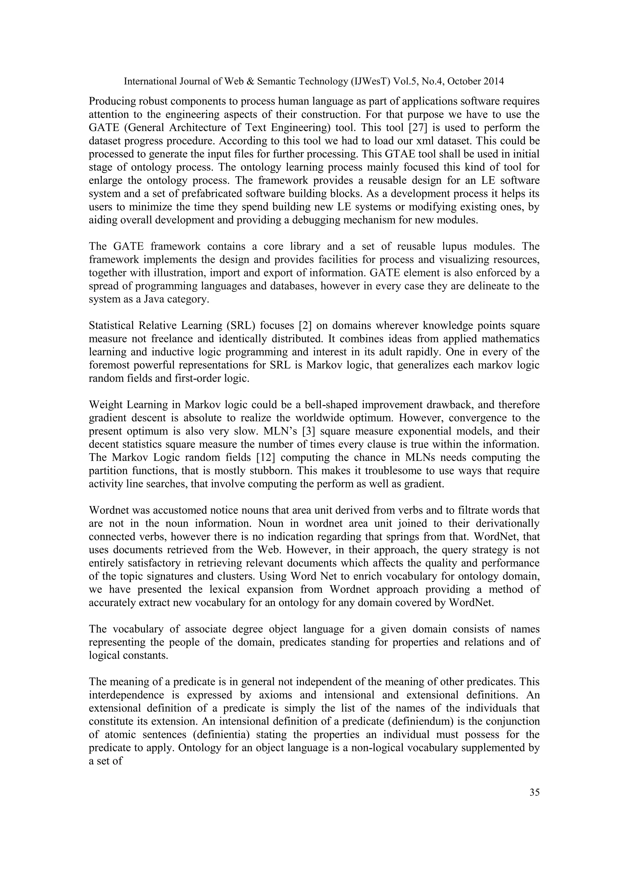 Association Rule Mining Based Extraction Of Semantic Relations Using