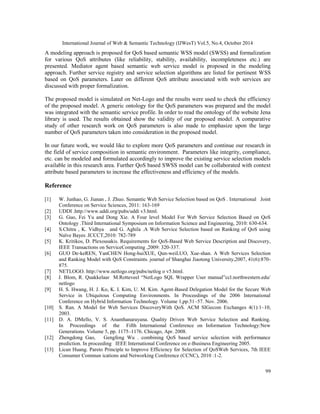 QOS Aware Formalized Model for Semantic Web Service Selection | PDF