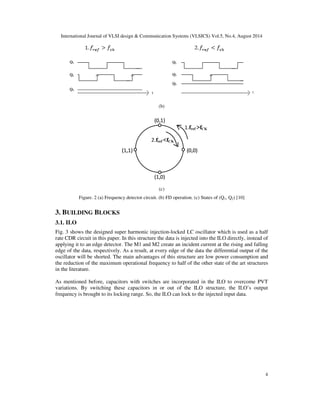 A 20 Gb/s INJECTION-LOCKED CLOCK AND DATA RECOVERY CIRCUIT | PDF