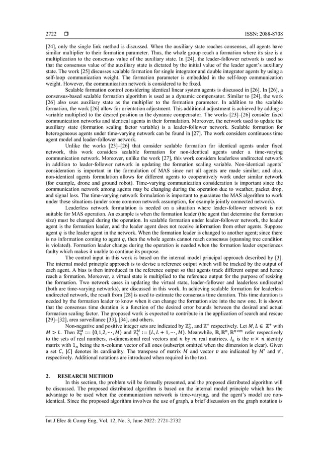 Formation control of non-identical multi-agent systems | PDF