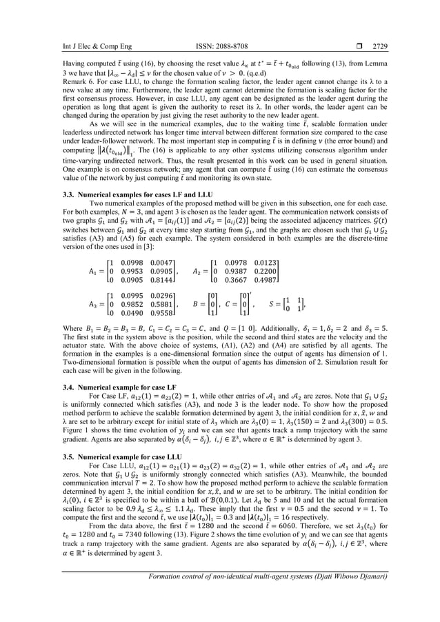 Formation control of non-identical multi-agent systems | PDF