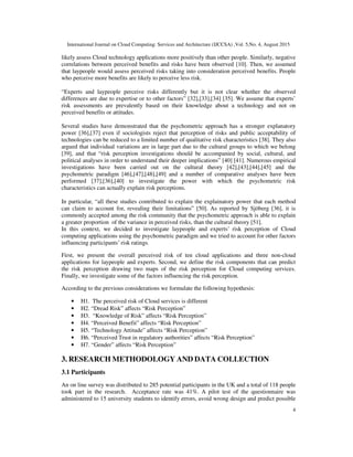 Laypeople's and Experts' Risk Perception of Cloud Computing Services | PDF