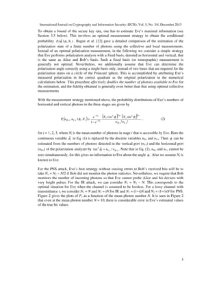 SECURITY ANALYSIS OF THE MULTI-PHOTON THREE-STAGE QUANTUM KEY DISTRIBUTION | PDF
