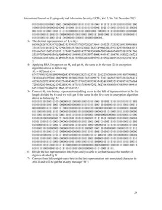 RSA ALGORITHM WITH A NEW APPROACH ENCRYPTION AND DECRYPTION MESSAGE TEXT BY ASCII | PDF