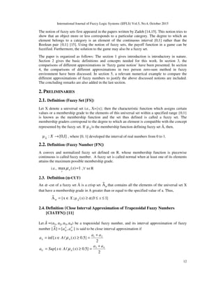 COMPARISON OF DIFFERENT APPROXIMATIONS OF FUZZY NUMBERS | PDF