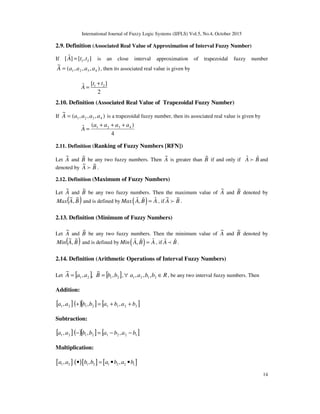 COMPARISON OF DIFFERENT APPROXIMATIONS OF FUZZY NUMBERS | PDF