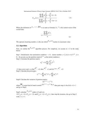 ADAPTIVE FUZZY KERNEL CLUSTERING ALGORITHM | PDF
