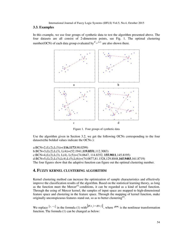 ADAPTIVE FUZZY KERNEL CLUSTERING ALGORITHM | PDF