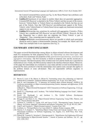 PROPERTIES OF RELATIONSHIPS AMONG OBJECTS IN OBJECT-ORIENTED SOFTWARE DESIGN | PDF