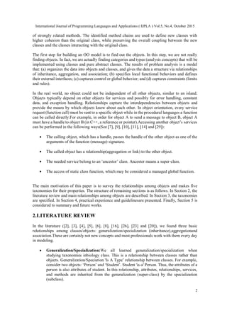 PROPERTIES OF RELATIONSHIPS AMONG OBJECTS IN OBJECT-ORIENTED SOFTWARE DESIGN | PDF