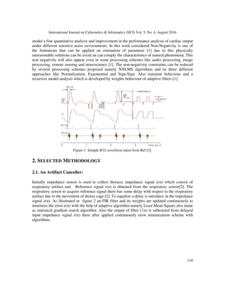 Impedance Cardiography Filtering Using Non-Negative Least-Mean-Square Algorithm | PDF | Digital ...