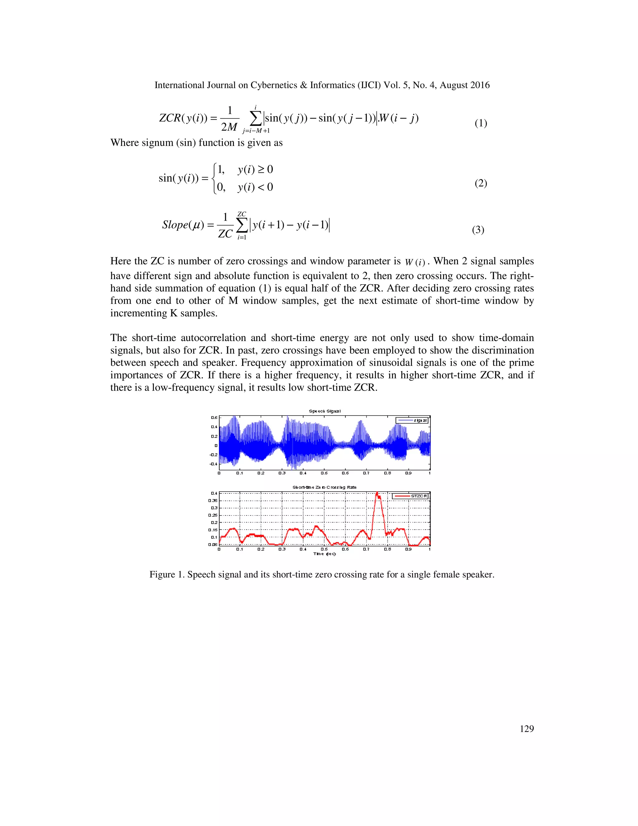 Slope at Zero Crossings (ZC) of Speech Signal for Multi-Speaker Activity Detection | PDF