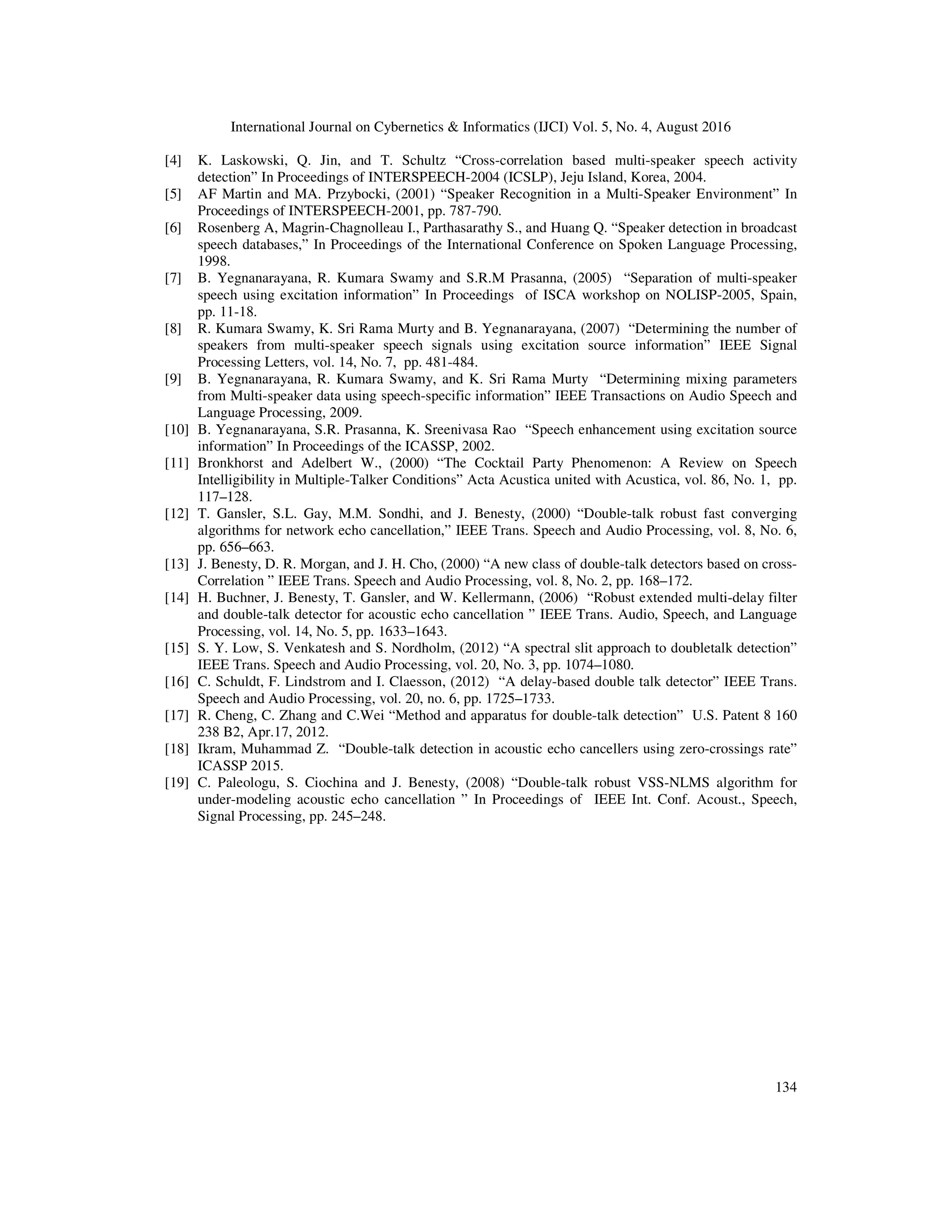 Slope at Zero Crossings (ZC) of Speech Signal for Multi-Speaker Activity Detection | PDF