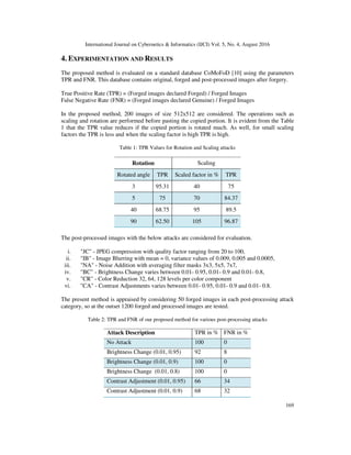 Copy Move Forgery Detection Using GLCM Based Statistical Features | PDF
