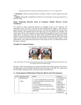 An Optimized Approach for Fake Currency Detection Using Discrete ...