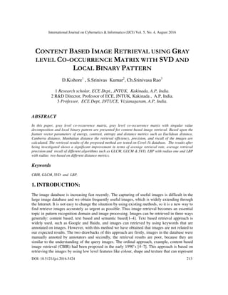 Content Based Image Retrieval Using Gray Level Co-Occurance Matrix with ...