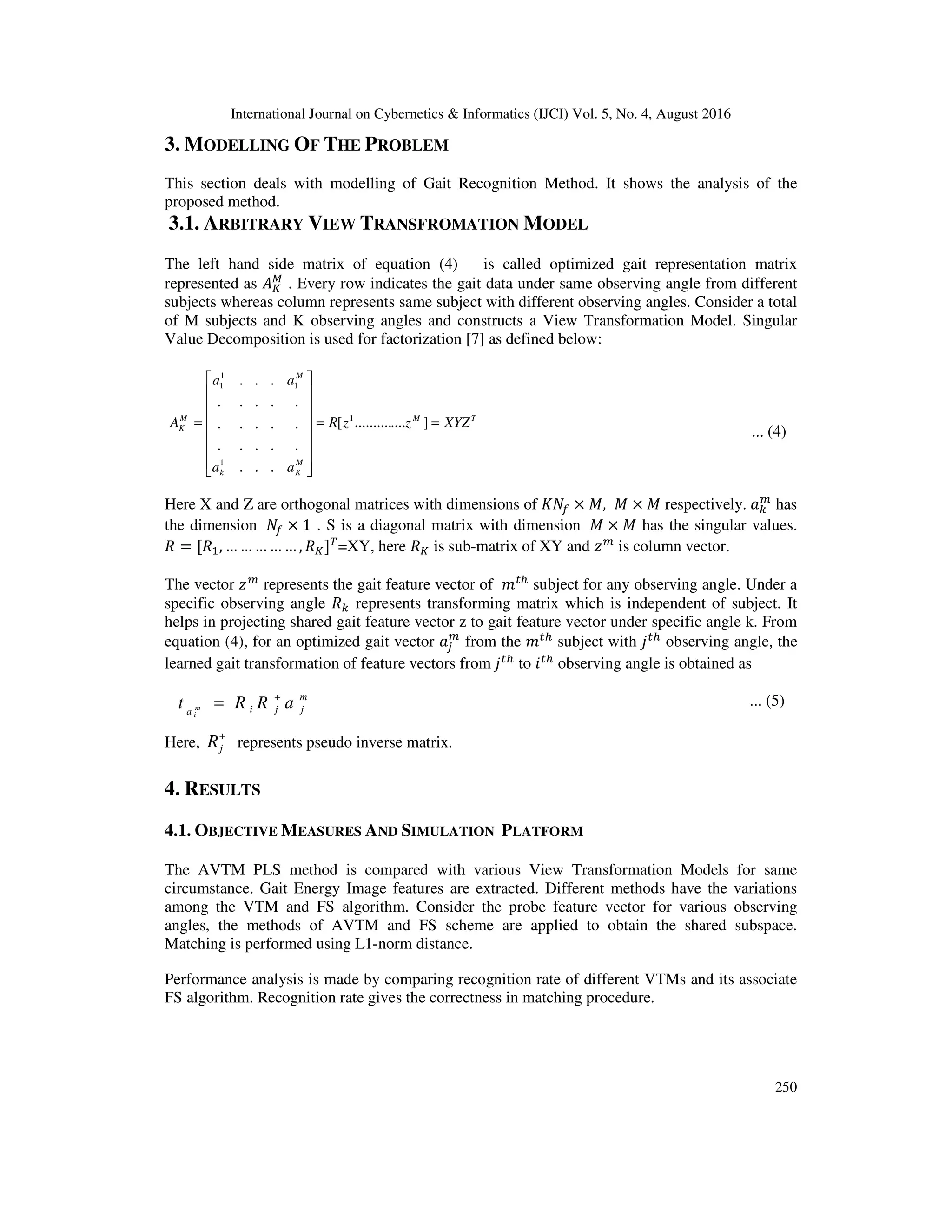 Gait Based Person Recognition Using Partial Least Squares Selection Scheme Pdf