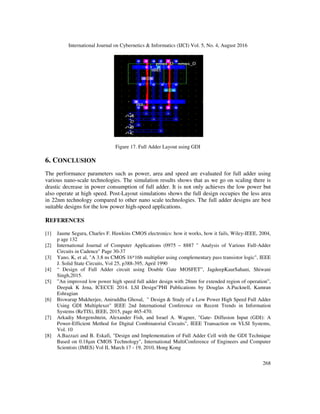 Comparative Performance Analysis of Low Power Full Adder Design in ...