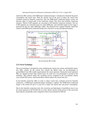 Design and Implementation of Efficient Ternary Content Addressable Memory | PDF