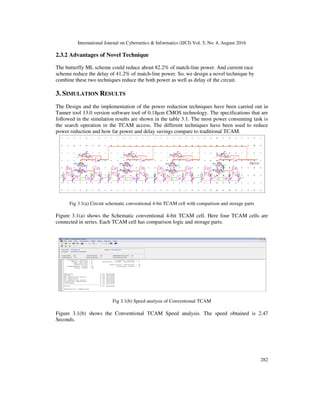 Design and Implementation of Efficient Ternary Content Addressable Memory | PDF