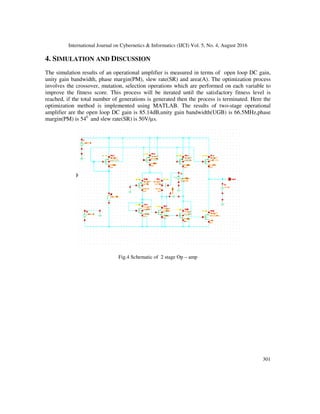 An Optimized Device Sizing of Two-Stage CMOS OP-AMP Using Multi ...