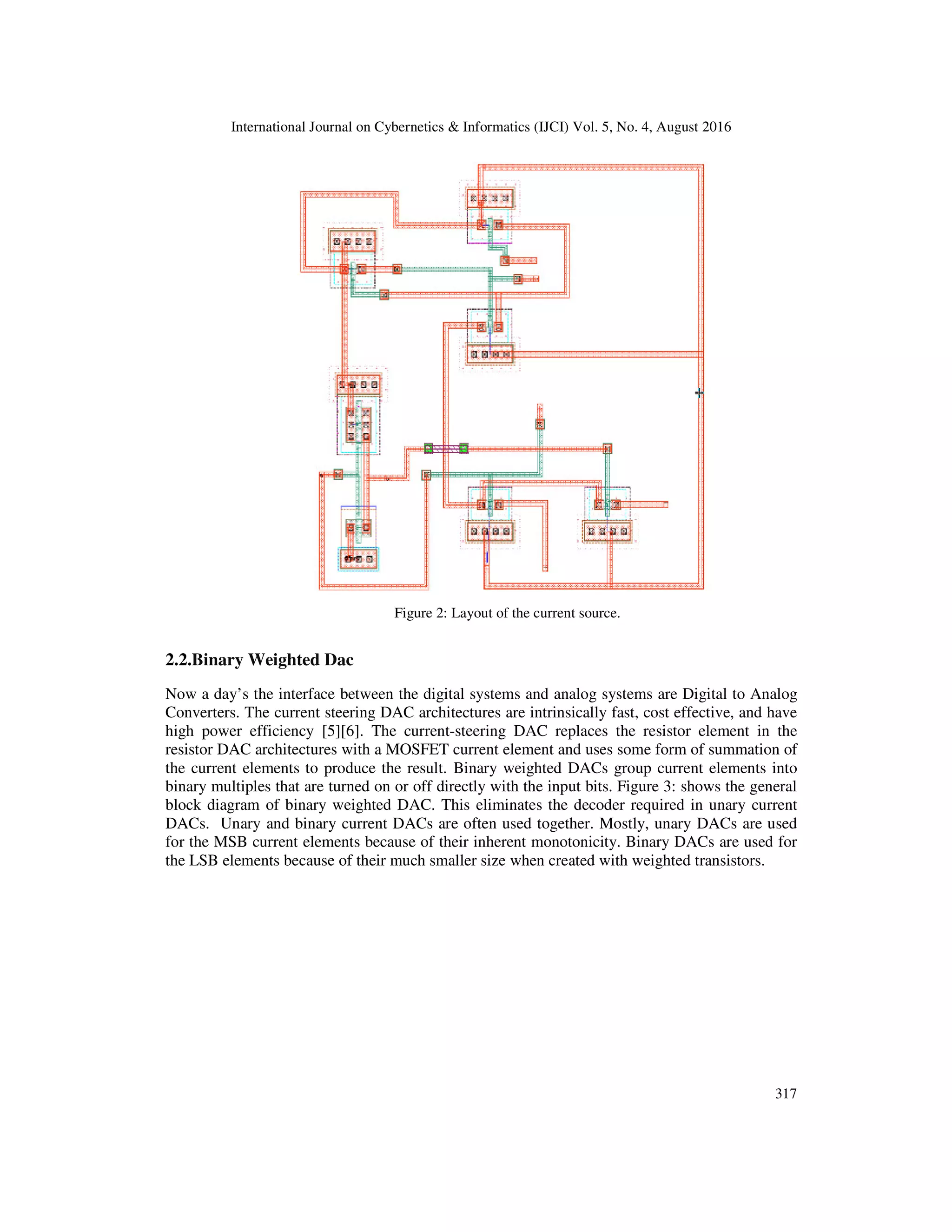 A 130-NM CMOS 400 MHZ 8-Bit Low Power Binary Weighted Current Steering DAC | PDF