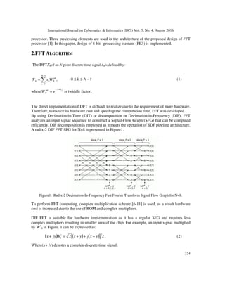 Design of Processing Element (PE3) for Implementing Pipeline FFT Processor | PDF