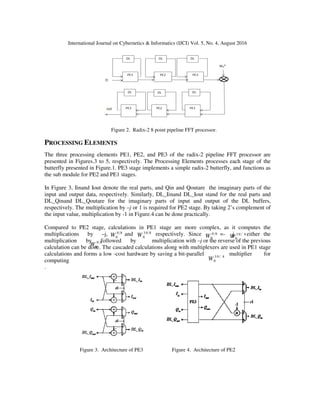 Design of Processing Element (PE3) for Implementing Pipeline FFT Processor | PDF