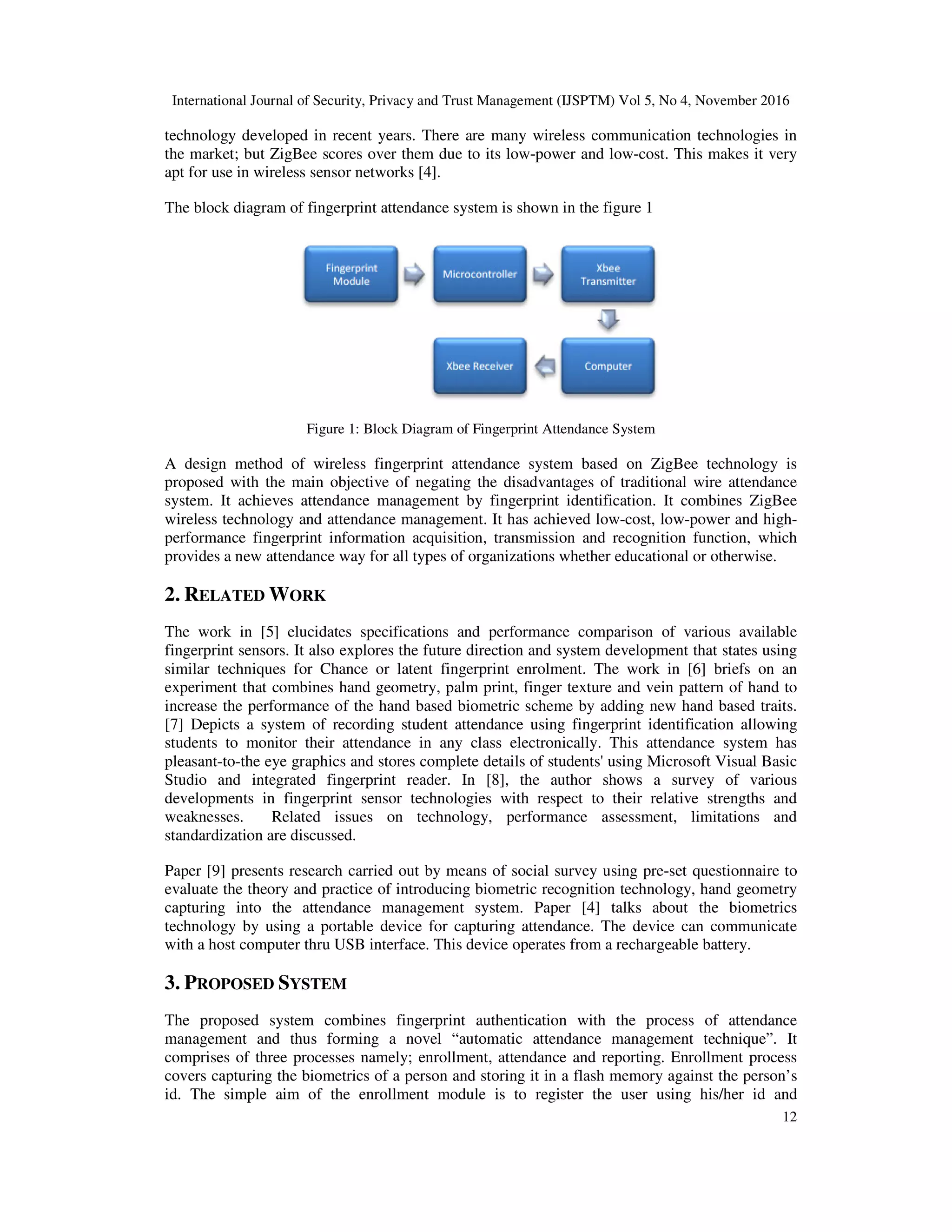 A WIRELESS FINGERPRINT ATTENDANCE SYSTEM | PDF