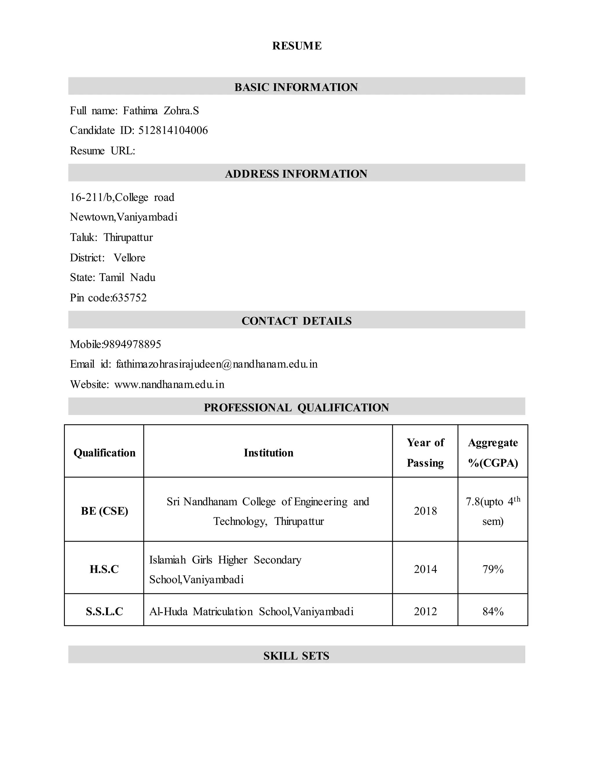FATHIMA | DOCX | Programming Languages | Computing