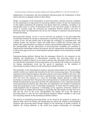 Modeling Process Chain of Meteorological Reanalysis Precipitation Data Using Work Context | PDF