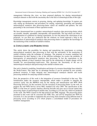 Modeling Process Chain of Meteorological Reanalysis Precipitation Data Using Work Context | PDF