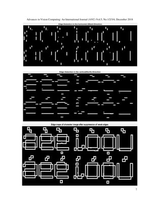 EDGE DETECTION ALGORITHM FOR YORUBA CHARACTER RECOGNITION | PDF