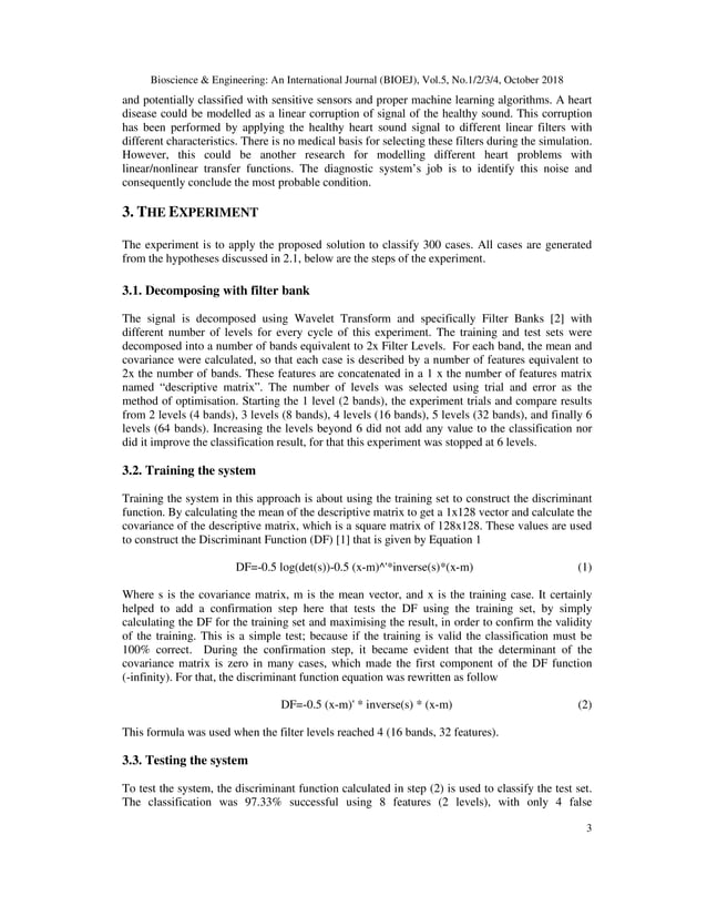 Phonocardiogram Based Diagnosis Using Machine Learning Parametric Estimation With Multivariant
