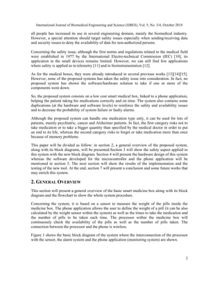 DESIGN OF A SAFE AND SMART MEDICINE BOX | PDF