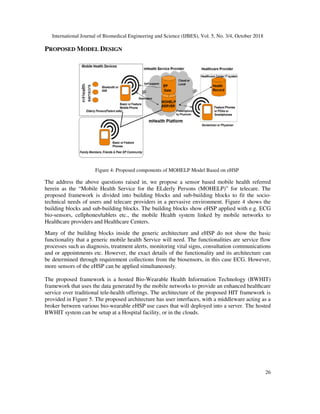 E-HEALTH BIOSENSOR PLATFORM FOR NONINVASIVE HEALTH MONITORING FOR THE ELDERLY IN LOW RESOURCE ...