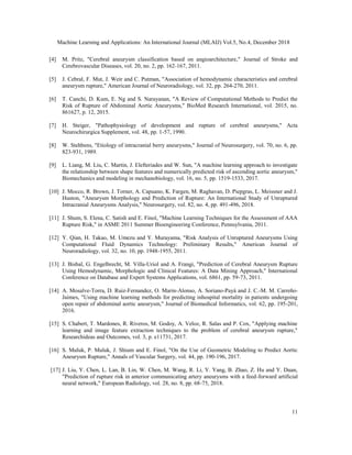 Study on Cerebral Aneurysms: Rupture Risk Prediction Using Geometrical Parameters and Wall Shear ...