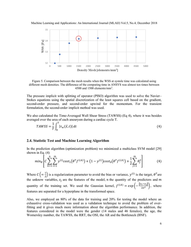 STUDY ON CEREBRAL ANEURYSMS: RUPTURE RISK PREDICTION USING GEOMETRICAL PARAMETERS AND WALL SHEAR ...