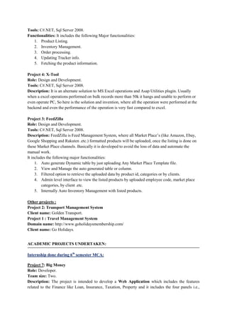 Rajesh ChitragarCV | PDF | Web Development | Internet