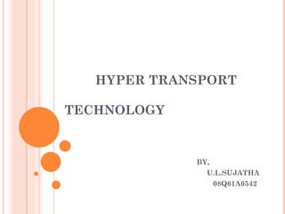 Hyper transport technology | PPT